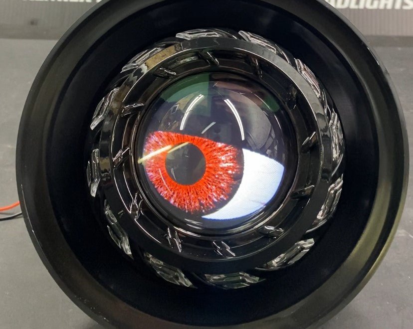Digital Devil Eye Custom Headlights| Animated Eyeball lights ...