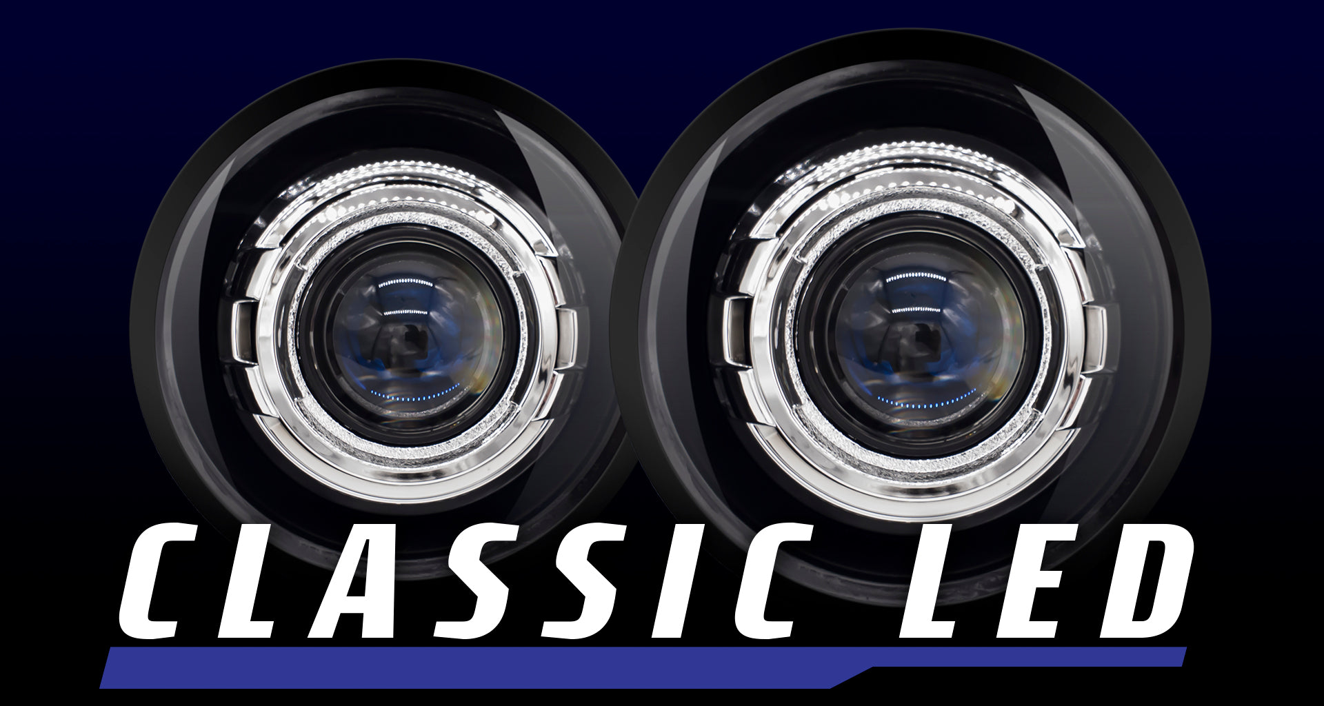 Classic LED Headlights | 7" Projector Headlights - HIDprojectors